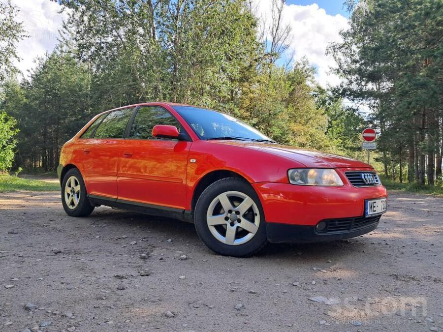Red Audi A3 2002 in Riga, with an engine capacity of 1.60 L and mileage of 284 thousand km for 1000 €, photo 2 on AUTOMOTO.COM.LV