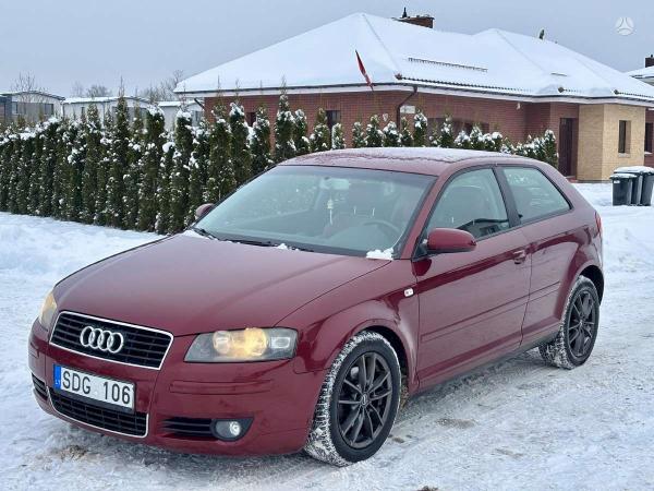 Red Audi A3 2003 in Vilnius, with an engine capacity of 2.00 L and mileage of 370 thousand km for 1400 €, photo 1 on AUTOMOTO.COM.LV