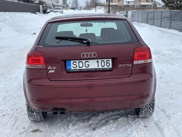 Red Audi A3 2003 in Vilnius, with an engine capacity of 2.00 L and mileage of 370 thousand km for 1400 €, photo 4 on AUTOMOTO.COM.LV
