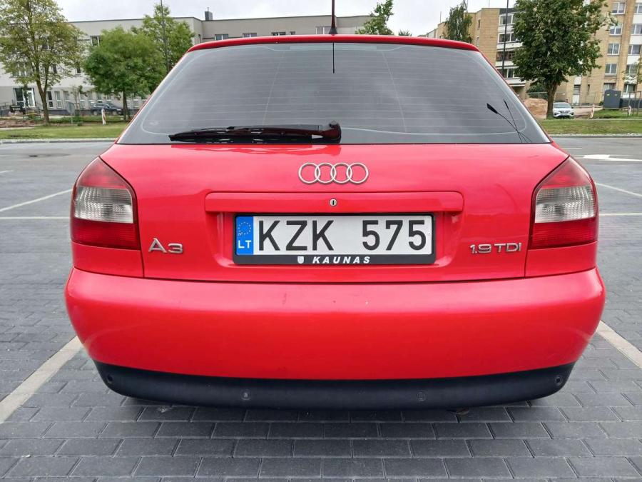 Sarkans Audi A3 2003 Kauņa, ar dzinēja tilpumu 1.90 L un nobraukumu 287 tūkst. km par 2100 €, foto 7 vietnē AUTOMOTO.COM.LV