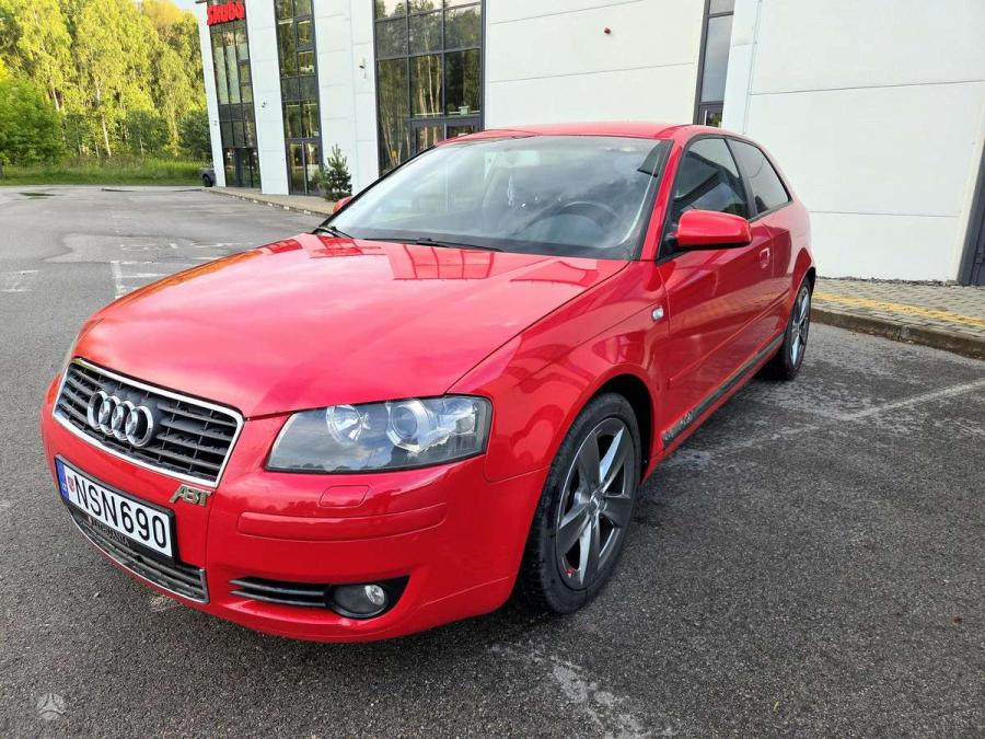 Sarkans Audi A3 2003 Kauņa, ar dzinēja tilpumu 1.97 L un nobraukumu 367 tūkst. km par 1250 €, foto 1 vietnē AUTOMOTO.COM.LV