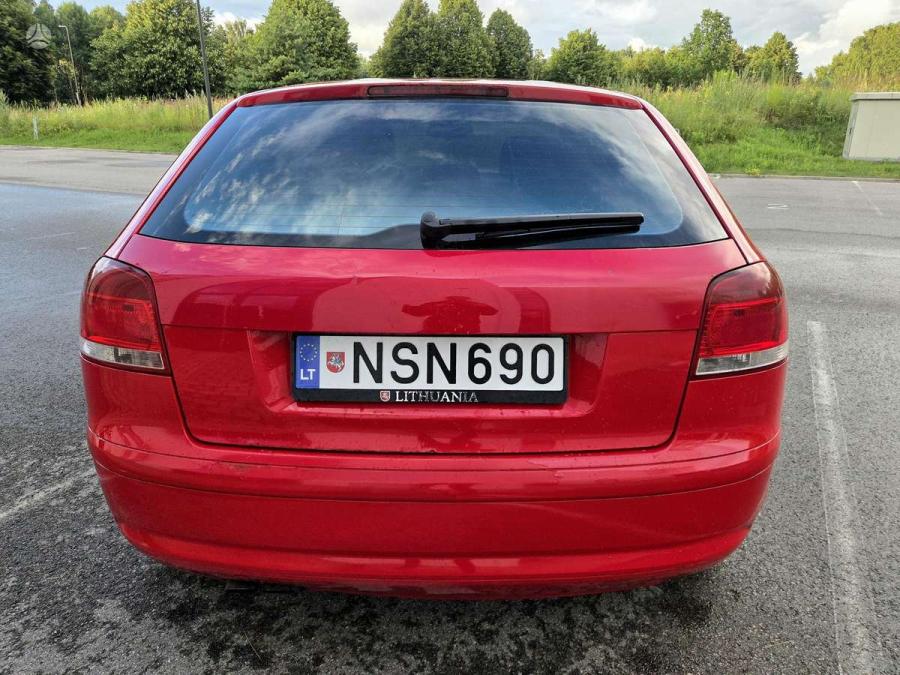Sarkans Audi A3 2003 Kauņa, ar dzinēja tilpumu 1.97 L un nobraukumu 367 tūkst. km par 1250 €, foto 6 vietnē AUTOMOTO.COM.LV