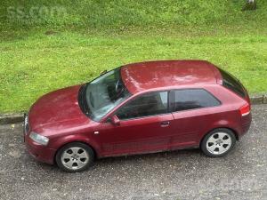 Красный Ауди А3 2003 в Вентспилс, объемом двигателя 2.00 л и пробегом 312 тыс. км за 600 €, фото  на AUTOMOTO.COM.LV