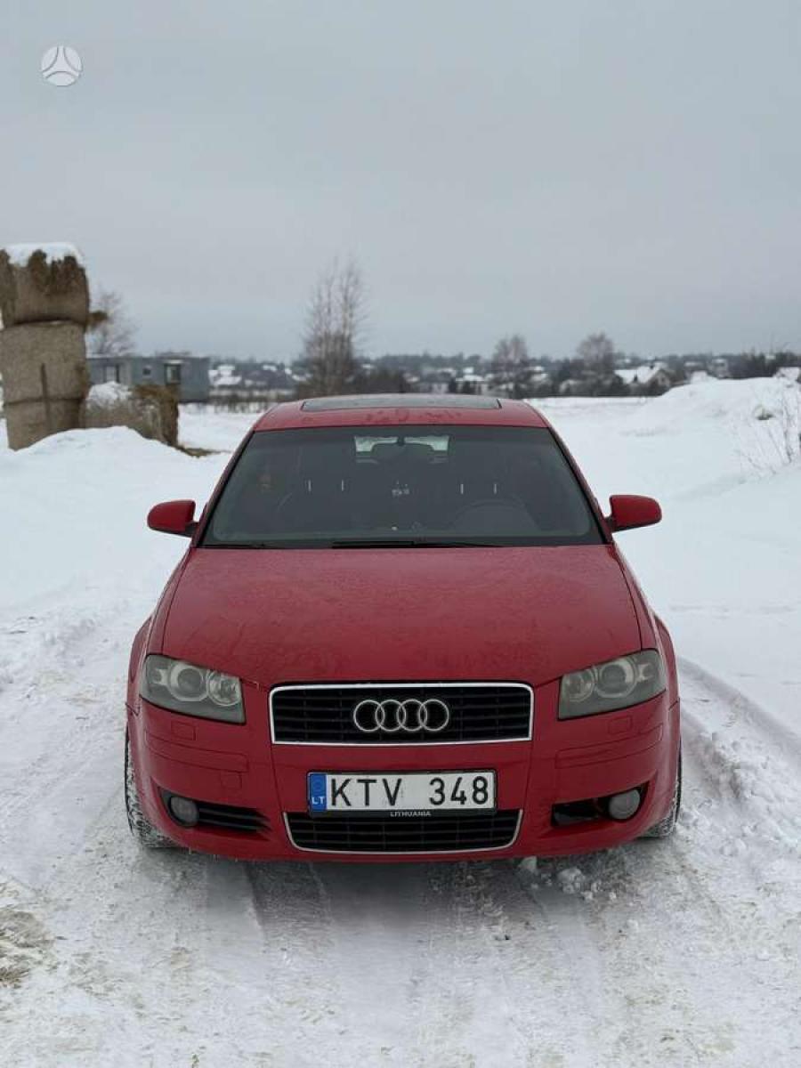 Sarkans Audi A3 2004 Viļņa, ar dzinēja tilpumu 1.97 L un nobraukumu 450 tūkst. km par 1350 €, foto 3 vietnē AUTOMOTO.COM.LV