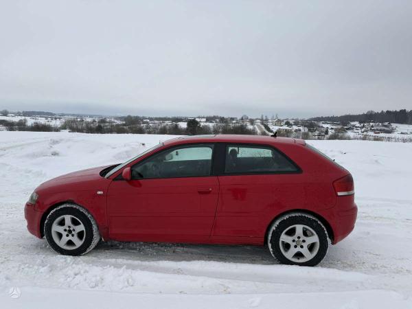 Red Audi A3 2004 in Vilnius, with an engine capacity of 1.97 L and mileage of 450 thousand km for 1350 €, photo 5 on AUTOMOTO.COM.LV