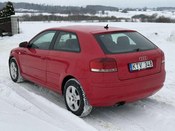 Red Audi A3 2004 in Vilnius, with an engine capacity of 1.97 L and mileage of 450 thousand km for 1350 €, photo 8 on AUTOMOTO.COM.LV