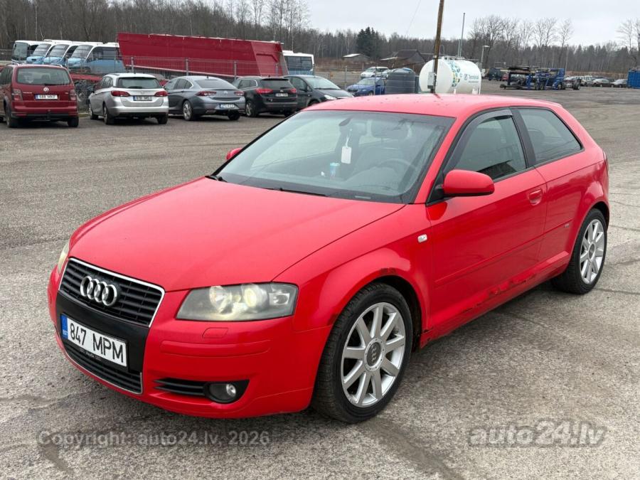 Red Audi A3 2004 in Rapla, with an engine capacity of 2.00 L and mileage of 376 thousand km for 1600 €, photo 1 on AUTOMOTO.COM.LV