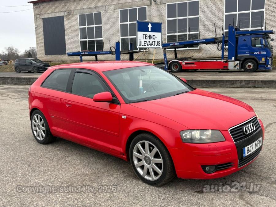 Red Audi A3 2004 in Rapla, with an engine capacity of 2.00 L and mileage of 376 thousand km for 1600 €, photo 4 on AUTOMOTO.COM.LV