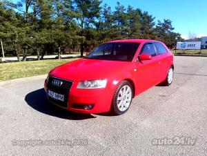 Red Audi A3 2004 in Tallinn, with an engine capacity of 2.00 L and mileage of 371 thousand km for 2499 €, photo  on AUTOMOTO.COM.LV