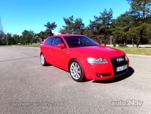 Sarkans Audi A3 2004 Tallina, ar dzinēja tilpumu 2.00 L un nobraukumu 342 tūkst. km par 1999 €, foto  vietnē AUTOMOTO.COM.LV