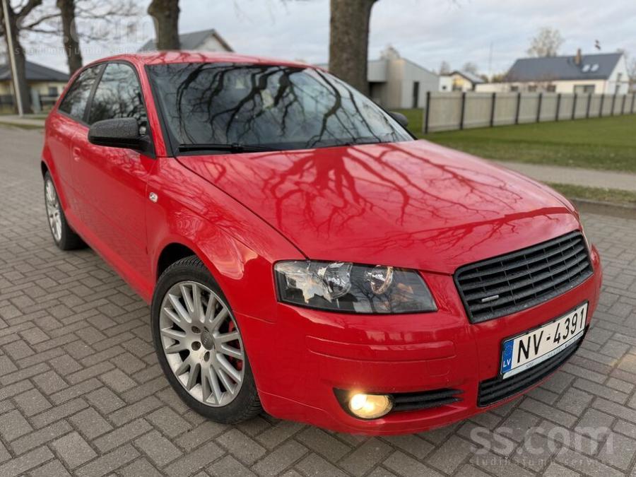 Sarkans Audi A3 2004 Valmiera, ar dzinēja tilpumu 3.20 L un nobraukumu 240 tūkst. km par 3330 €, foto 1 vietnē AUTOMOTO.COM.LV