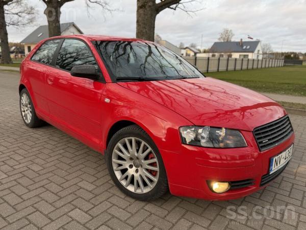 Red Audi A3 2004 in Valmiera, with an engine capacity of 3.20 L and mileage of 240 thousand km for 3330 €, photo 3 on AUTOMOTO.COM.LV