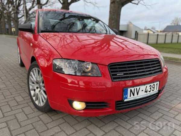 Red Audi A3 2004 in Valmiera, with an engine capacity of 3.20 L and mileage of 240 thousand km for 3330 €, photo 4 on AUTOMOTO.COM.LV