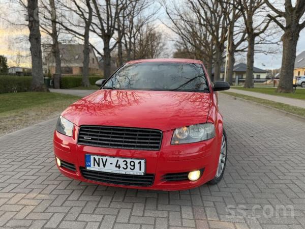 Red Audi A3 2004 in Valmiera, with an engine capacity of 3.20 L and mileage of 240 thousand km for 3330 €, photo 6 on AUTOMOTO.COM.LV