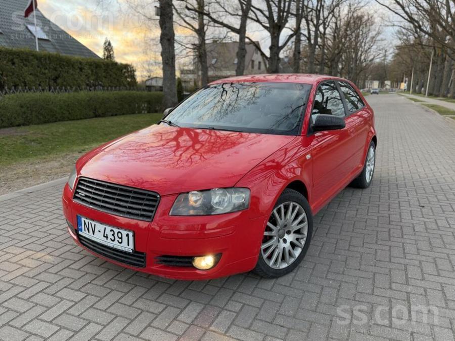 Sarkans Audi A3 2004 Valmiera, ar dzinēja tilpumu 3.20 L un nobraukumu 240 tūkst. km par 3330 €, foto 9 vietnē AUTOMOTO.COM.LV