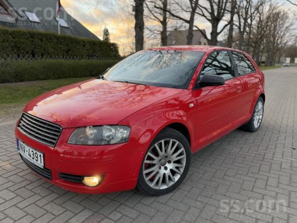 Red Audi A3 2004 in Valmiera, with an engine capacity of 3.20 L and mileage of 240 thousand km for 3330 €, photo 9 on AUTOMOTO.COM.LV