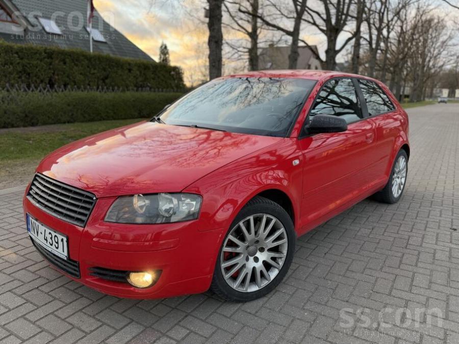 Sarkans Audi A3 2004 Valmiera, ar dzinēja tilpumu 3.20 L un nobraukumu 240 tūkst. km par 3330 €, foto 10 vietnē AUTOMOTO.COM.LV