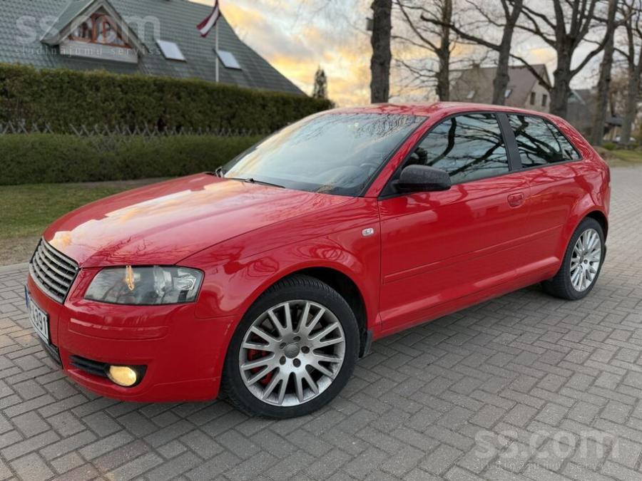 Sarkans Audi A3 2004 Valmiera, ar dzinēja tilpumu 3.20 L un nobraukumu 240 tūkst. km par 3330 €, foto 11 vietnē AUTOMOTO.COM.LV