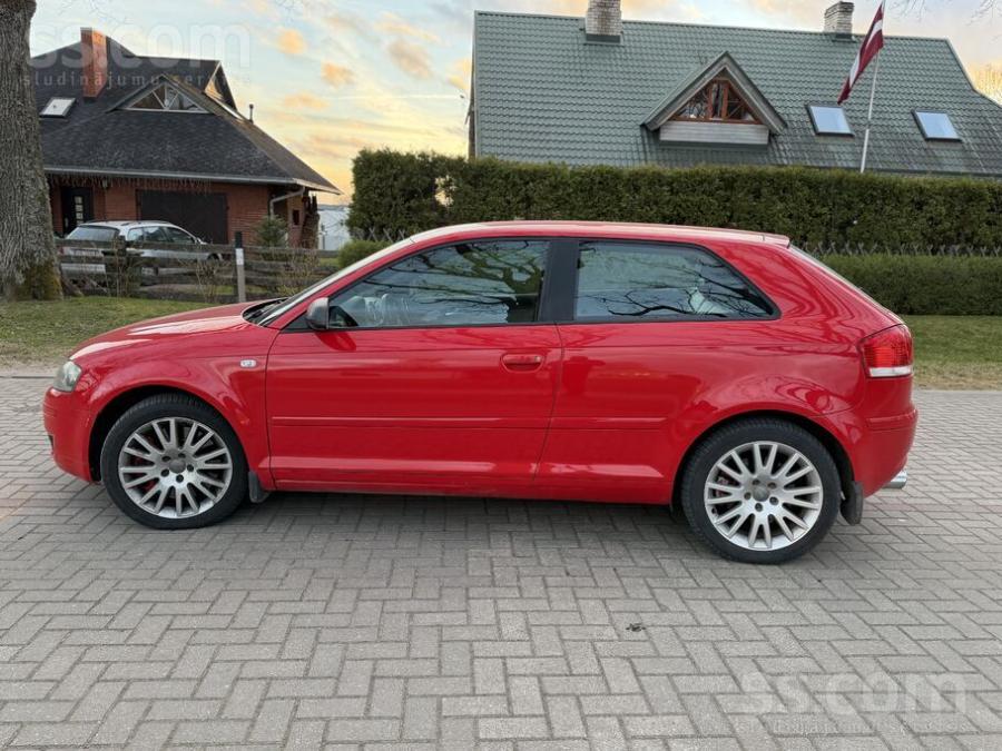 Sarkans Audi A3 2004 Valmiera, ar dzinēja tilpumu 3.20 L un nobraukumu 240 tūkst. km par 3330 €, foto 12 vietnē AUTOMOTO.COM.LV