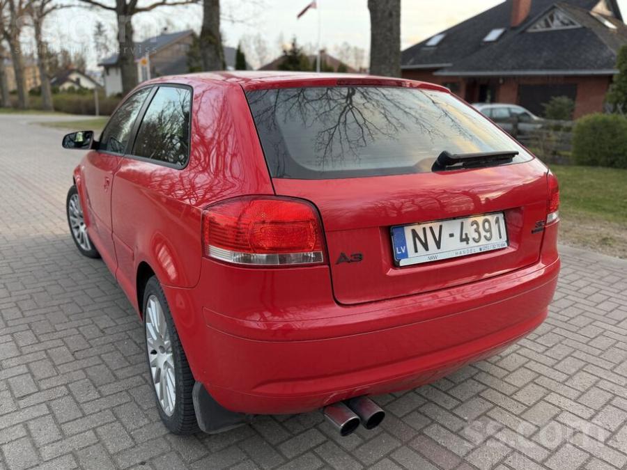 Sarkans Audi A3 2004 Valmiera, ar dzinēja tilpumu 3.20 L un nobraukumu 240 tūkst. km par 3330 €, foto 15 vietnē AUTOMOTO.COM.LV
