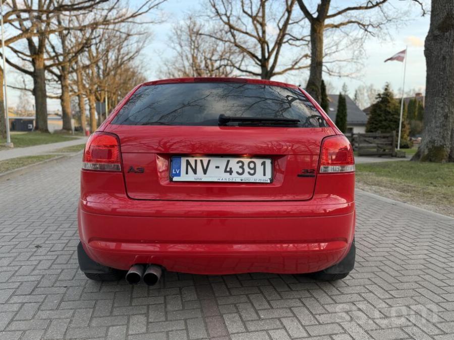 Sarkans Audi A3 2004 Valmiera, ar dzinēja tilpumu 3.20 L un nobraukumu 240 tūkst. km par 3330 €, foto 17 vietnē AUTOMOTO.COM.LV