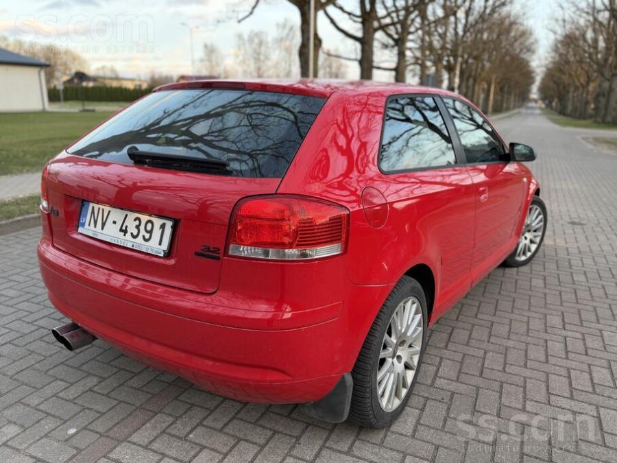 Sarkans Audi A3 2004 Valmiera, ar dzinēja tilpumu 3.20 L un nobraukumu 240 tūkst. km par 3330 €, foto 18 vietnē AUTOMOTO.COM.LV