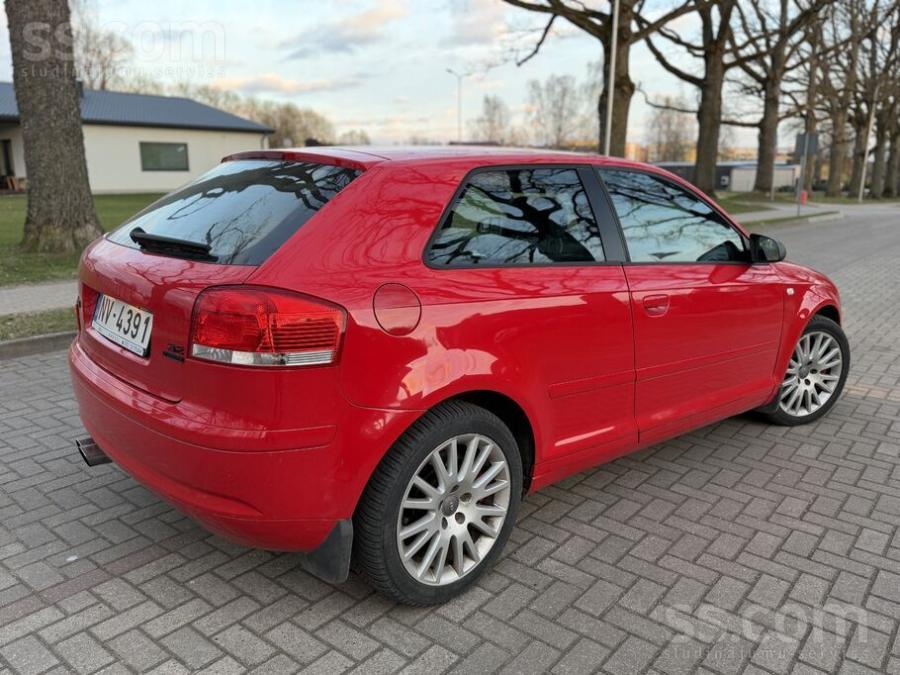 Sarkans Audi A3 2004 Valmiera, ar dzinēja tilpumu 3.20 L un nobraukumu 240 tūkst. km par 3330 €, foto 19 vietnē AUTOMOTO.COM.LV