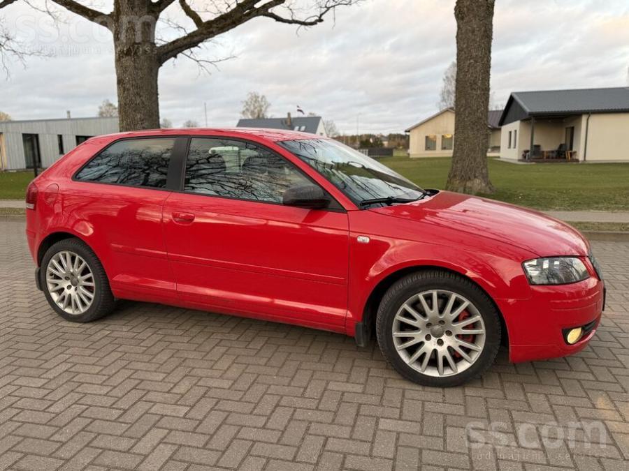 Sarkans Audi A3 2004 Valmiera, ar dzinēja tilpumu 3.20 L un nobraukumu 240 tūkst. km par 3330 €, foto 22 vietnē AUTOMOTO.COM.LV