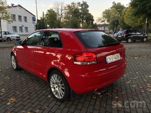 Red Audi A3 2004 in Valmiera, with an engine capacity of 3.20 L and mileage of 242 thousand km for 3500 €, photo 8 on AUTOMOTO.COM.LV