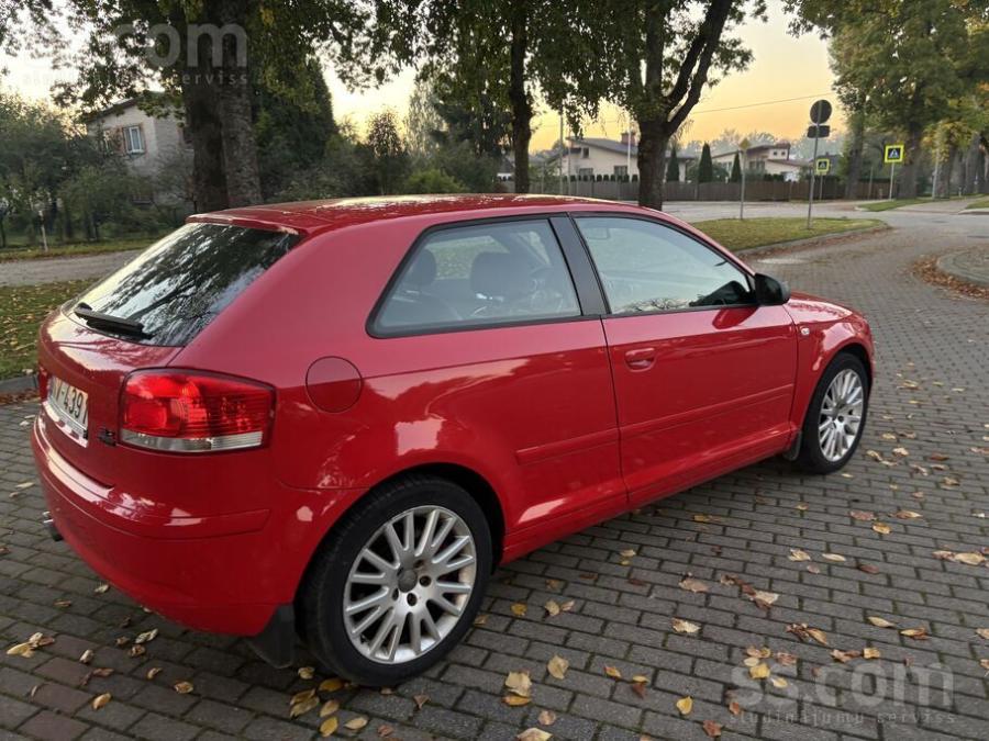 Красный Ауди А3 2004 в Валмиера, объемом двигателя 3.20 л и пробегом 242 тыс. км за 3500 €, фото 12 на AUTOMOTO.COM.LV