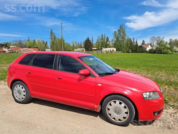 Red Audi A3 2004 in Madona, with an engine capacity of 2.00 L and mileage of 330 thousand km for 2450 €, photo 1 on AUTOMOTO.COM.LV