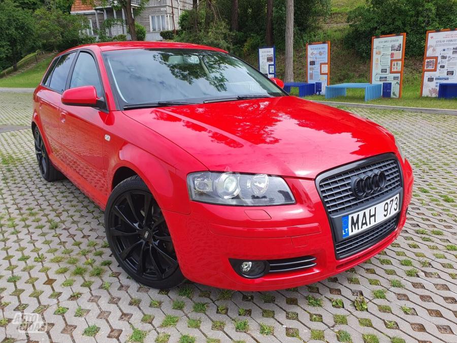 Red Audi A3 2004 in Kaunas, with an engine capacity of 2.00 L and mileage of 285 thousand km for 3200 €, photo 1 on AUTOMOTO.COM.LV