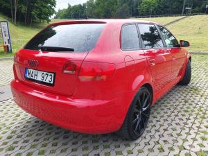 Red Audi A3 2004 in Kaunas, with an engine capacity of 2.00 L and mileage of 285 thousand km for 3200 €, photo 7 on AUTOMOTO.COM.LV