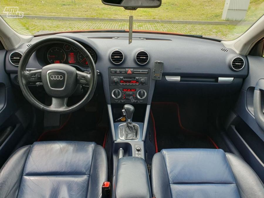 Red Audi A3 2004 in Kaunas, with an engine capacity of 2.00 L and mileage of 285 thousand km for 3200 €, photo 8 on AUTOMOTO.COM.LV
