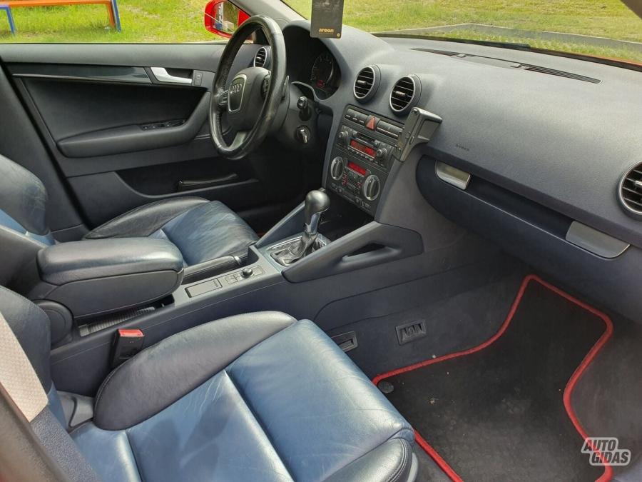 Red Audi A3 2004 in Kaunas, with an engine capacity of 2.00 L and mileage of 285 thousand km for 3200 €, photo 10 on AUTOMOTO.COM.LV