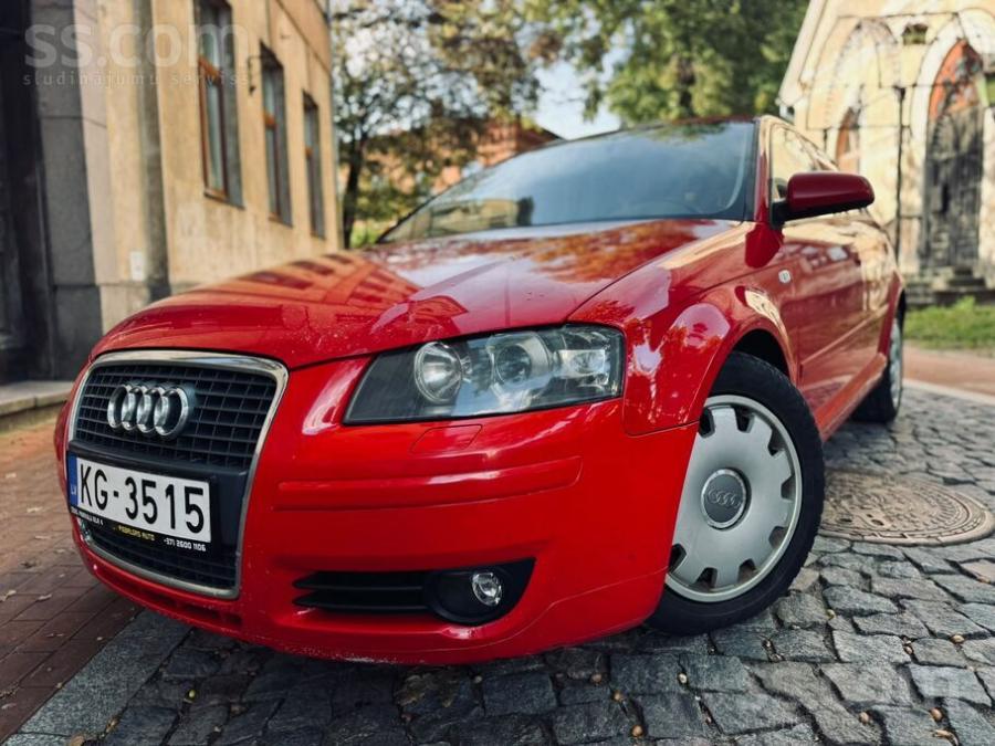 Red Audi A3 2004 in Cesis, with an engine capacity of 2.00 L and mileage of 0 thousand km for 1490 €, photo 4 on AUTOMOTO.COM.LV