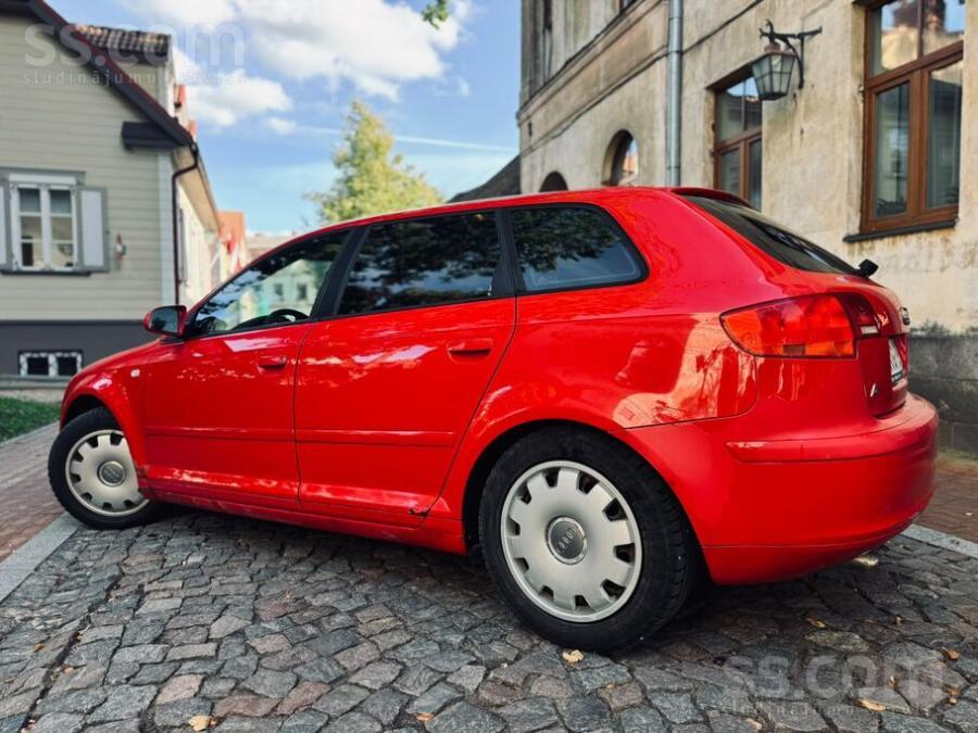 Red Audi A3 2004 in Cesis, with an engine capacity of 2.00 L and mileage of 0 thousand km for 1490 €, photo 9 on AUTOMOTO.COM.LV