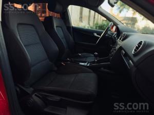 Red Audi A3 2004 in Cesis, with an engine capacity of 2.00 L and mileage of 0 thousand km for 1490 €, photo 11 on AUTOMOTO.COM.LV