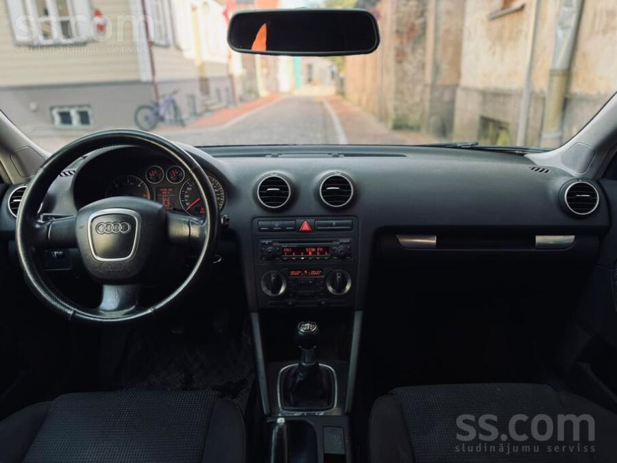 Red Audi A3 2004 in Cesis, with an engine capacity of 2.00 L and mileage of 0 thousand km for 1490 €, photo 13 on AUTOMOTO.COM.LV