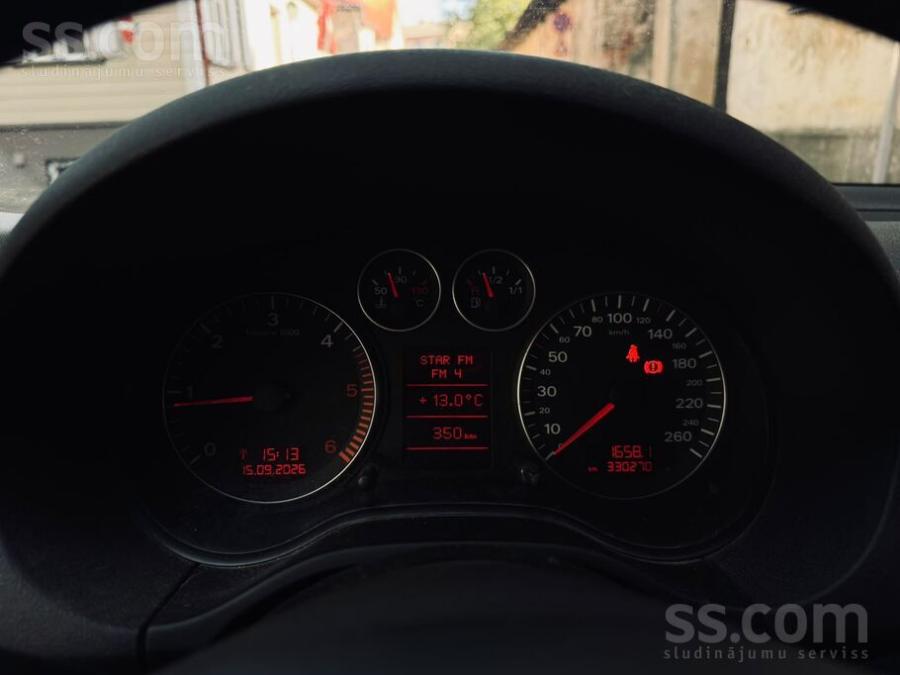 Red Audi A3 2004 in Cesis, with an engine capacity of 2.00 L and mileage of 0 thousand km for 1490 €, photo 19 on AUTOMOTO.COM.LV