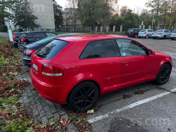 Red Audi A3 2004 in Ventspils, with an engine capacity of 1.90 L and mileage of 410 thousand km for 1100 €, photo 7 on AUTOMOTO.COM.LV