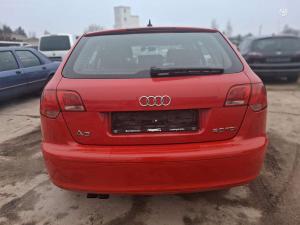 Red Audi A3 2005 in Utena, with an engine capacity of 1.97 L and mileage of 280 thousand km for 2250 €, photo 8 on AUTOMOTO.COM.LV