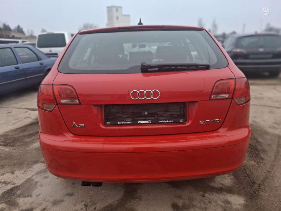 Red Audi A3 2005 in Utena, with an engine capacity of 1.97 L and mileage of 280 thousand km for 2250 €, photo 8 on AUTOMOTO.COM.LV