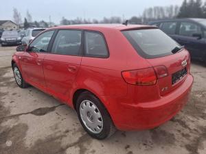Red Audi A3 2005 in Utena, with an engine capacity of 1.97 L and mileage of 280 thousand km for 2250 €, photo 10 on AUTOMOTO.COM.LV