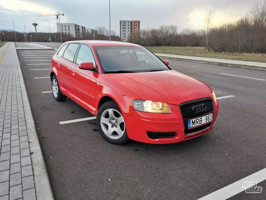 Sarkans Audi A3 2005 Klaipėda, ar dzinēja tilpumu 1.90 L un nobraukumu 341 tūkst. km par 2150 €, foto 1 vietnē AUTOMOTO.COM.LV