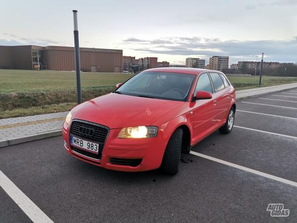Red Audi A3 2005 in Klaipeda, with an engine capacity of 1.90 L and mileage of 341 thousand km for 2150 €, photo 2 on AUTOMOTO.COM.LV