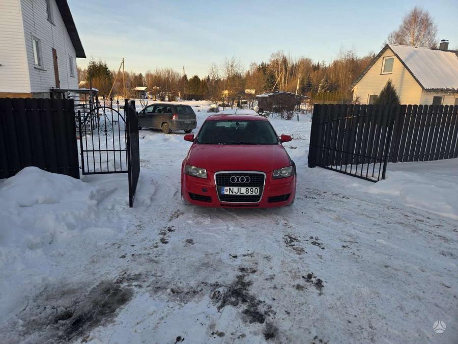 Red Audi A3 2005 in Kaunas, with an engine capacity of 1.98 L and mileage of 350 thousand km for 900 €, photo 5 on AUTOMOTO.COM.LV