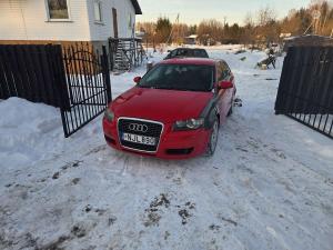 Red Audi A3 2005 in Kaunas, with an engine capacity of 1.98 L and mileage of 350 thousand km for 900 €, photo 7 on AUTOMOTO.COM.LV