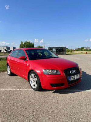 Red Audi A3 2005 in Kaunas, with an engine capacity of 1.90 L and mileage of 385 thousand km for 1350 €, photo 4 on AUTOMOTO.COM.LV