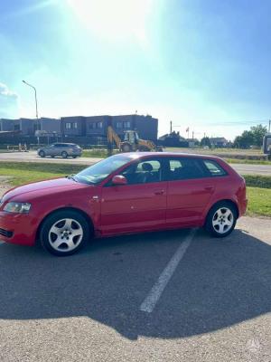 Red Audi A3 2005 in Kaunas, with an engine capacity of 1.90 L and mileage of 385 thousand km for 1350 €, photo 10 on AUTOMOTO.COM.LV